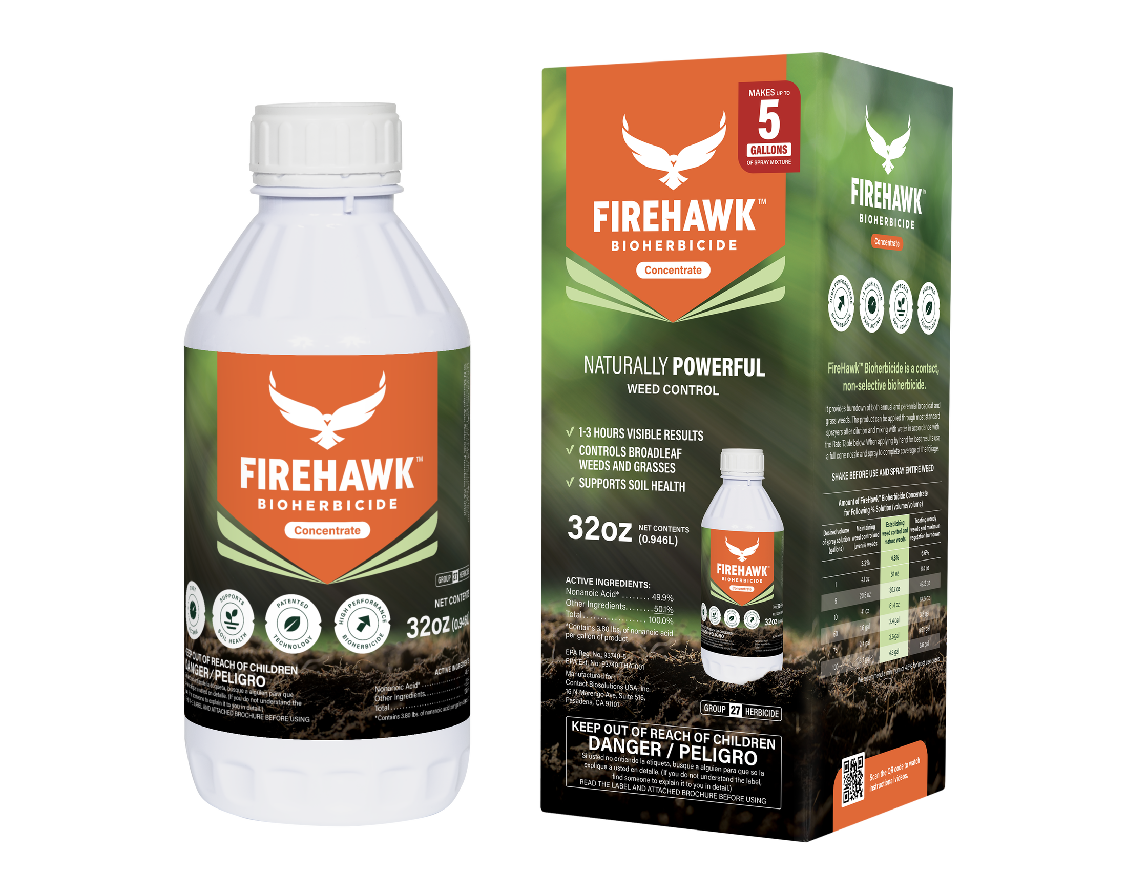 FireHawk Bioherbicide Concentrate-32Oz