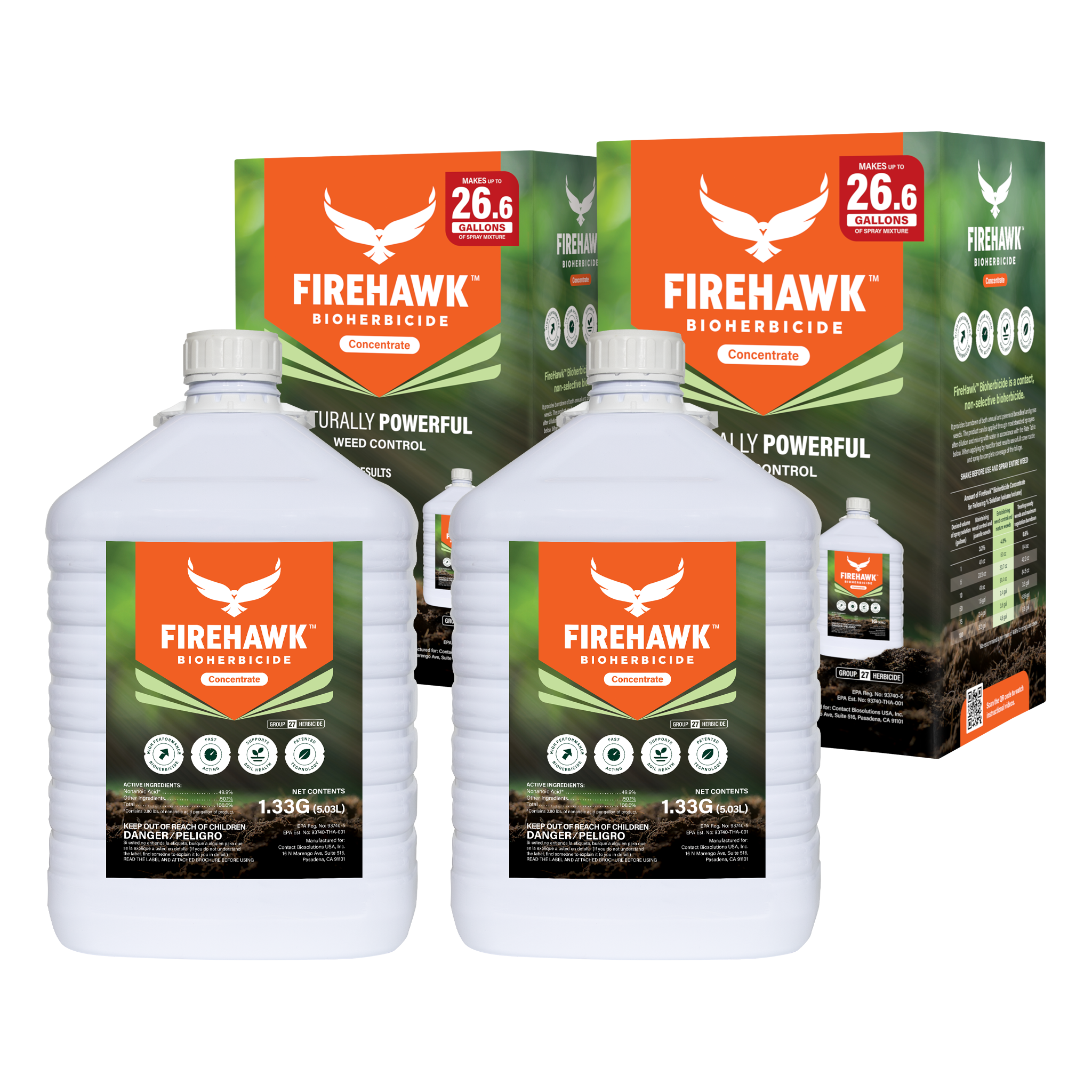 FireHawk Bioherbicide Concentrate-1.33G (2 Pack)